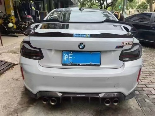 Real Carbon Fiber Rear Trunk Spoiler Wing For BMW F87 M2C M2 2016-2021 ...