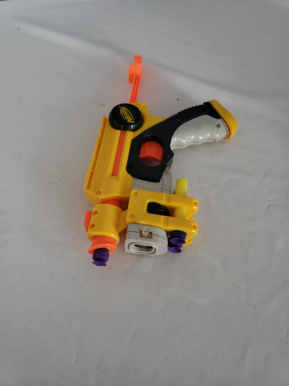 Nerf N-Strike EX3 Nite Finder Yellow Gun Pistol Laser Toy Hasbro 2004 ...
