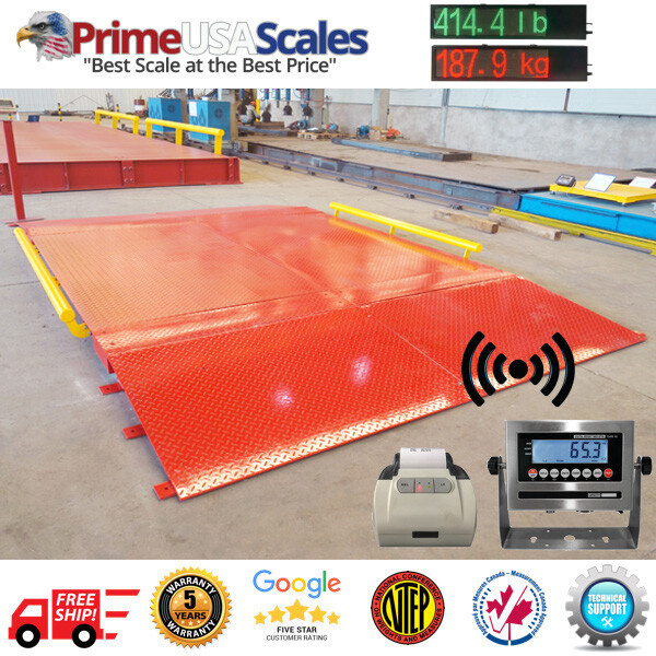 OP-934 Optima 10'x10' Axle Truck Cargo Scale Legal for trade NTEP ...