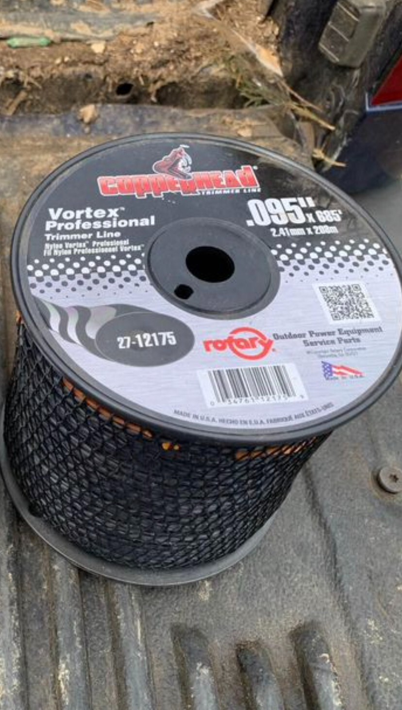 Copper Head Rotary Black Vortex Trimmer Line 0.095 X 685' 3 LB Spool ...