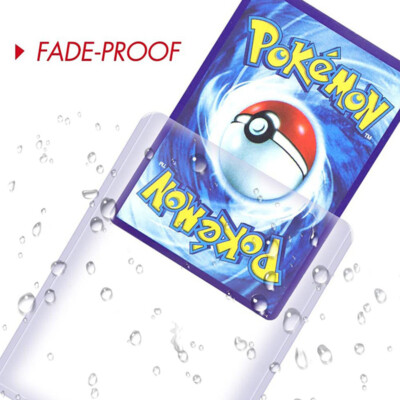 Transparent Pokemon Card Protector Cards Sleeves Playing Game Cards ...
