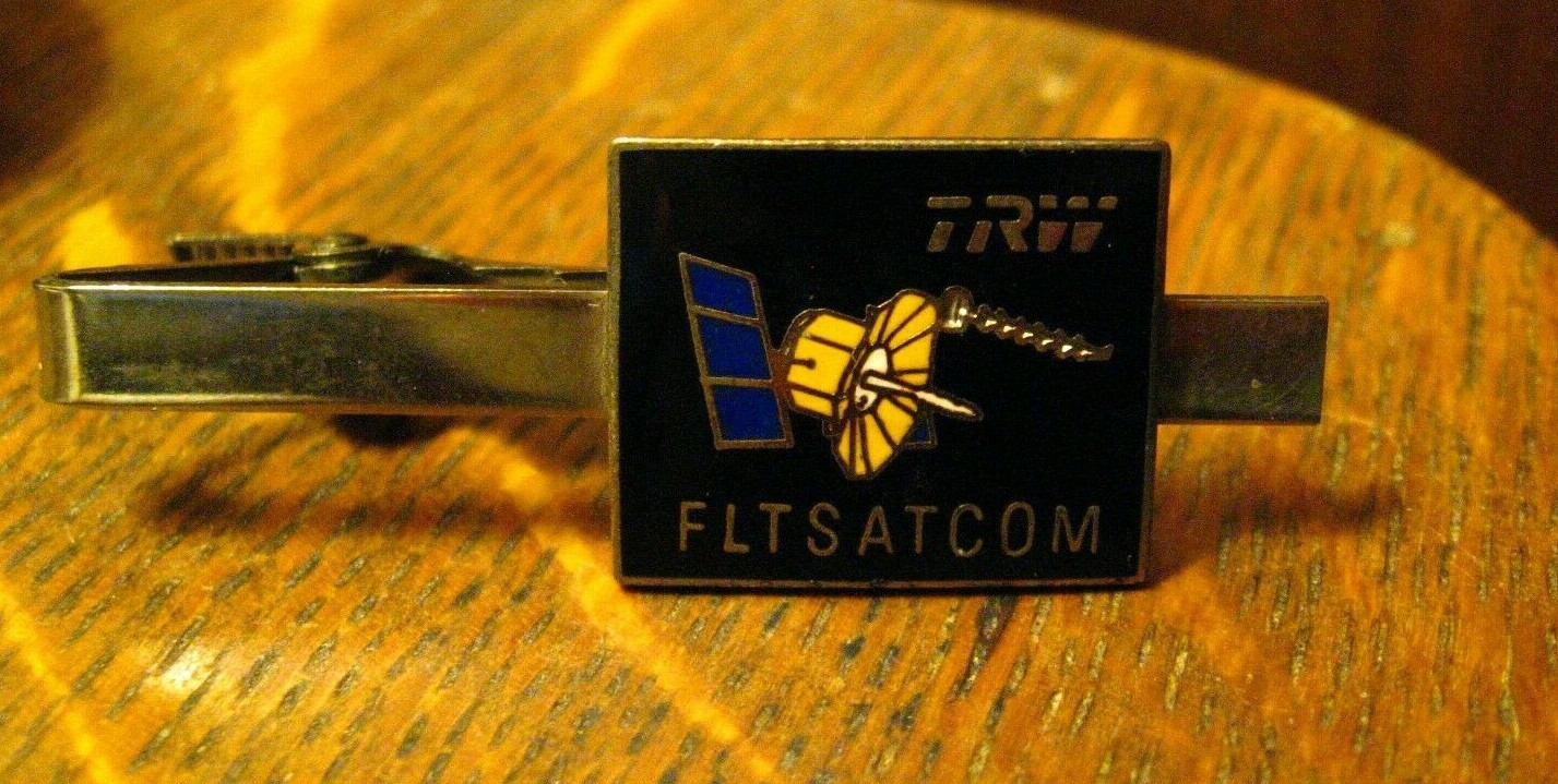 TRW FLTSATCOM 1980's Tie Clip - Vintage Military Satellite Program ...
