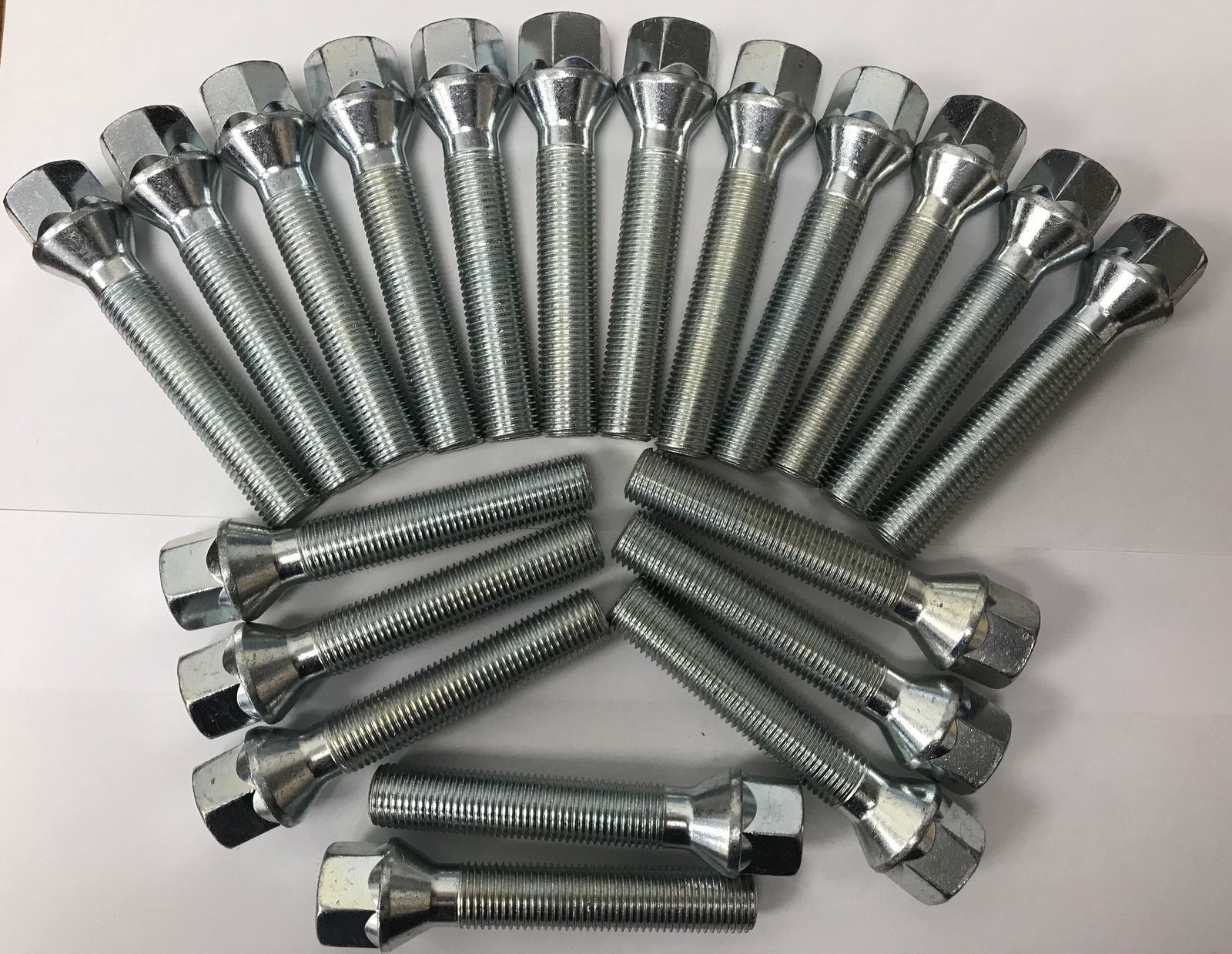 20 X M14X1.5 ALLOY WHEEL BOLTS 45mm THREAD 19mm HEAD FOR MG 6 7 75 ZT ...