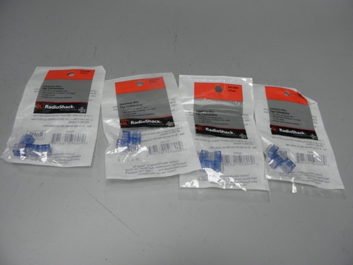 FOUR 4-PACK RADIOSHACK 640-3081 TELEPHONE WIRE TAP CONNECTORS 26-22G ...