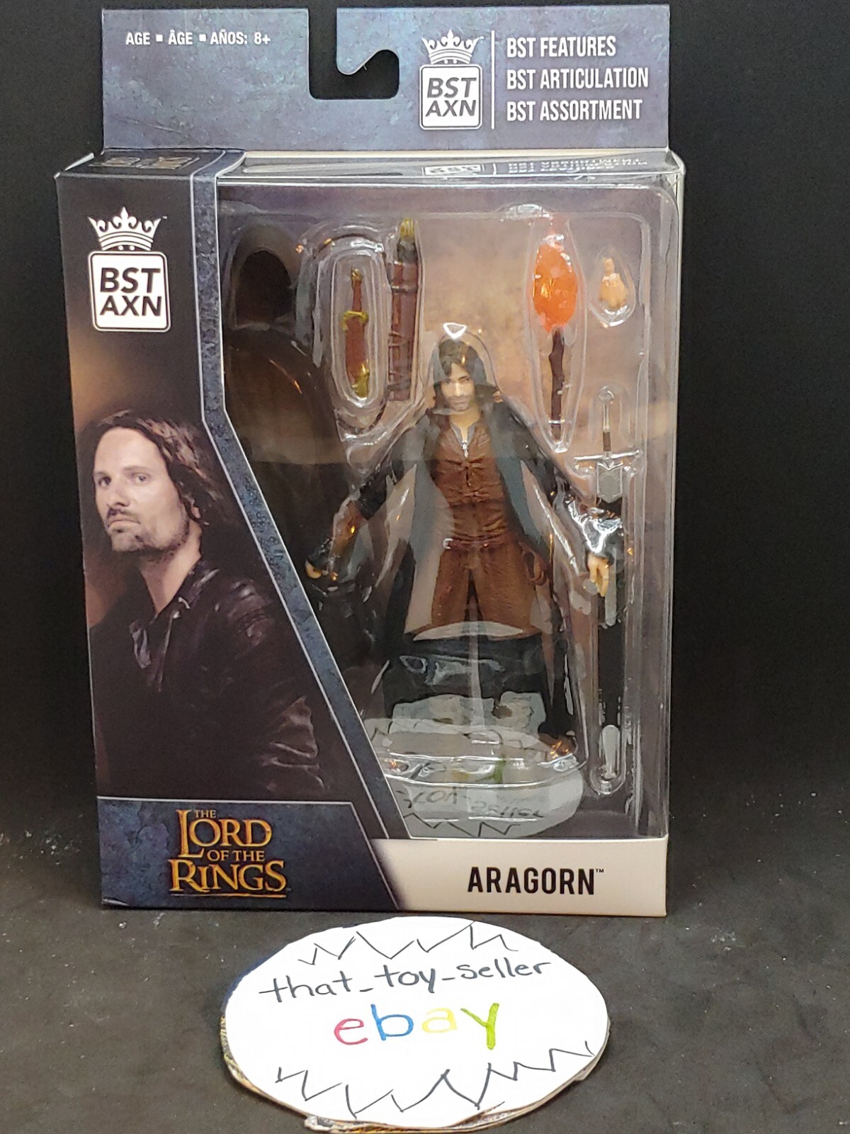 BST AXN - The Lords Of The Rings - Aragorn - Action Figure - Loyal ...