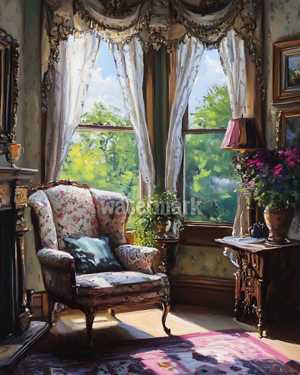 Victorian Parlor Painting