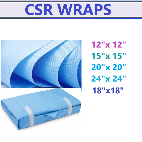 UP to 1000 Dental CSR Wraps Autoclave Sterilization Wrap Sheets choose a size | eBay
