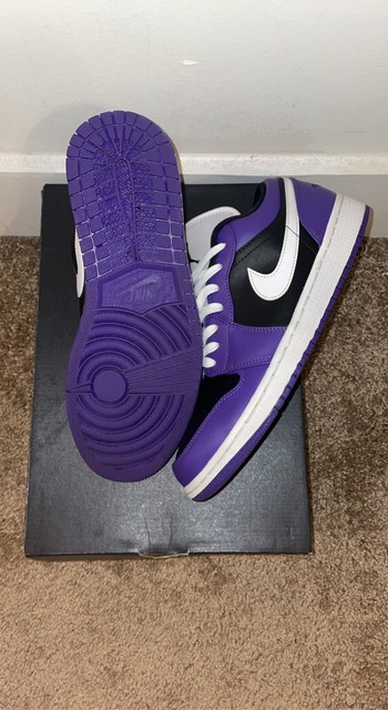 Size 9 - Jordan 1 Low Court Purple - 553558-501 for sale online | eBay