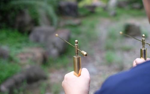 Water Witching Feng Shui Search Dragon Lost Objects Copper Dowsing Rods ...