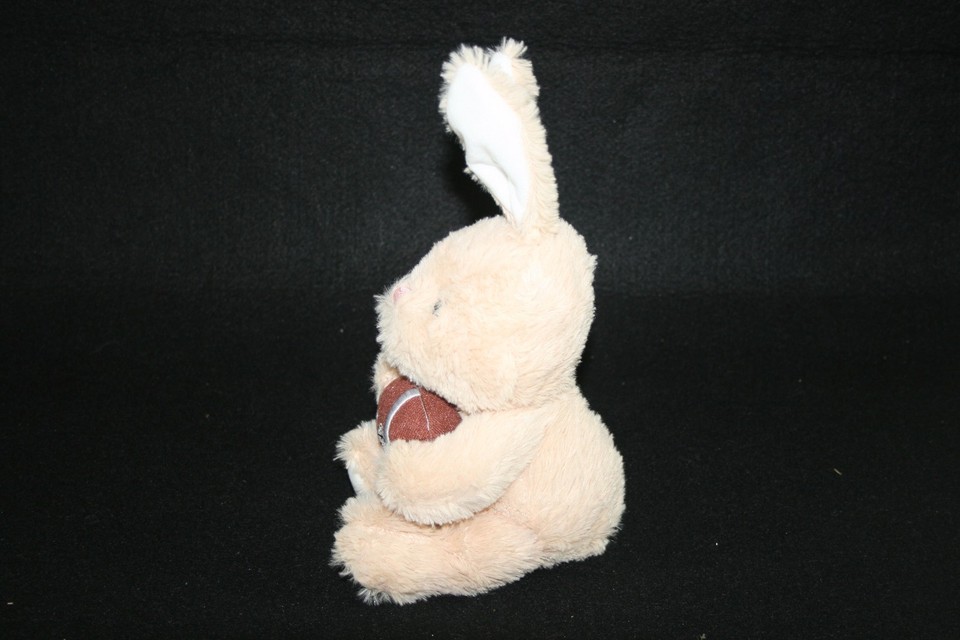 Hug Fun Plush Stuffed Bunny Rabbit with Football Hugfun Lovey Toy | eBay