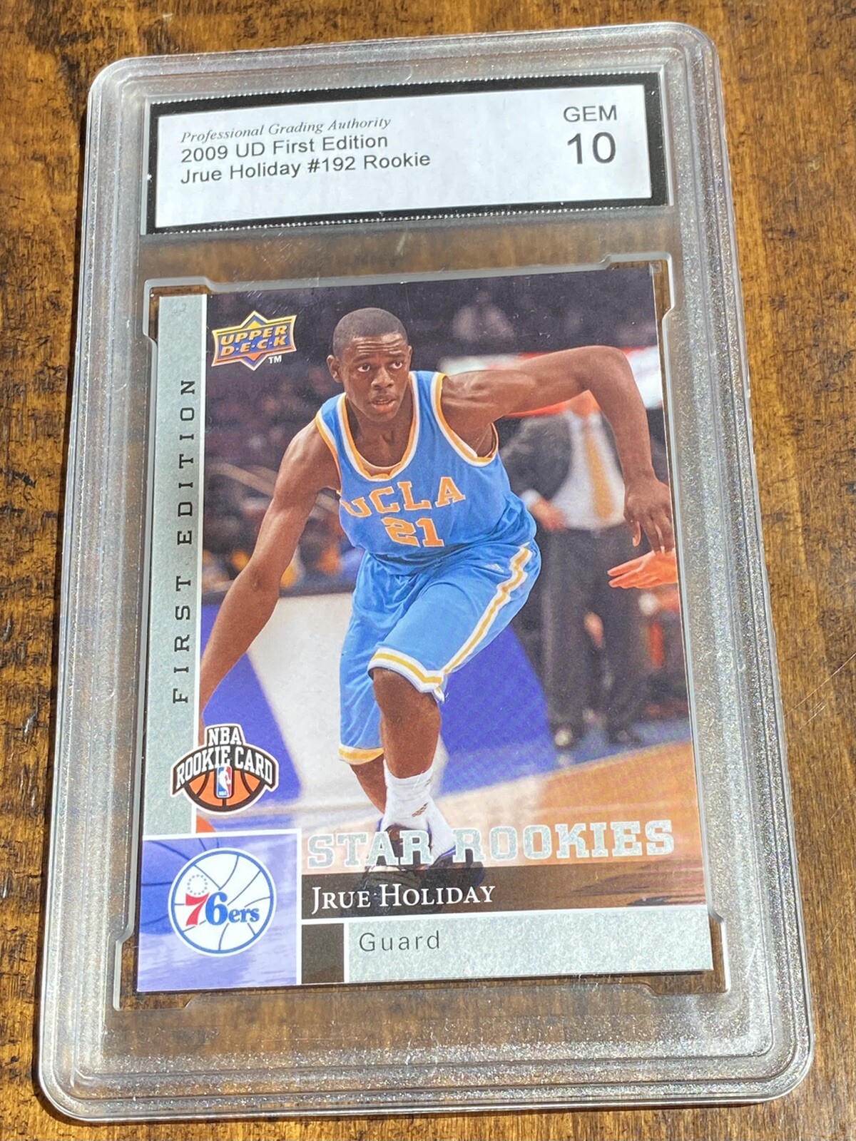 9-10 Upperdeck Silver RC JRUE HOLIDAY GMA 10 Gem Mint RARE🔥Pop 1 ...