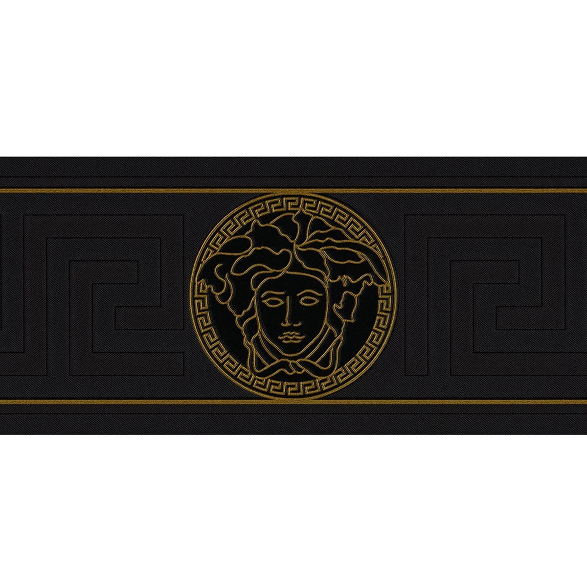 Gold Versace Logo Border