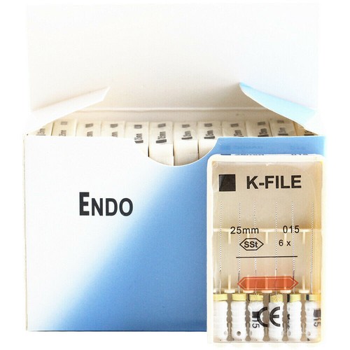 10 Packs Dental K-FILE 21/25/31mm Endodontic Hand Use Root Canal Files ...