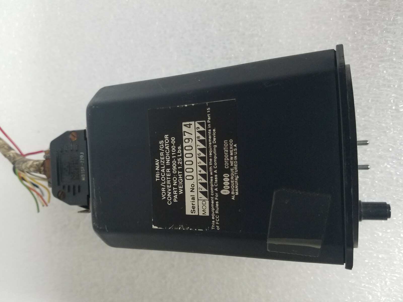 Terre TRI-NAV VOR/Localizer/GS Course Deviation Indicator. Aircraft ...