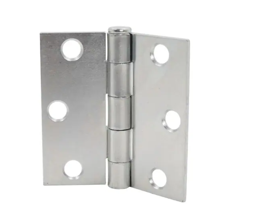 10-PC Everbilt 2-1/2 in. Zinc Plated Steel Broad Loose Pin Door Hinges ...