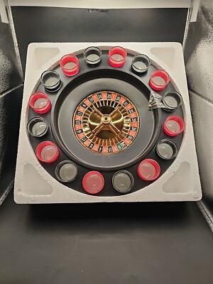 Crystal Clear Shot Glass Roulette Drinking Game Set 2 Balls and 16 ...