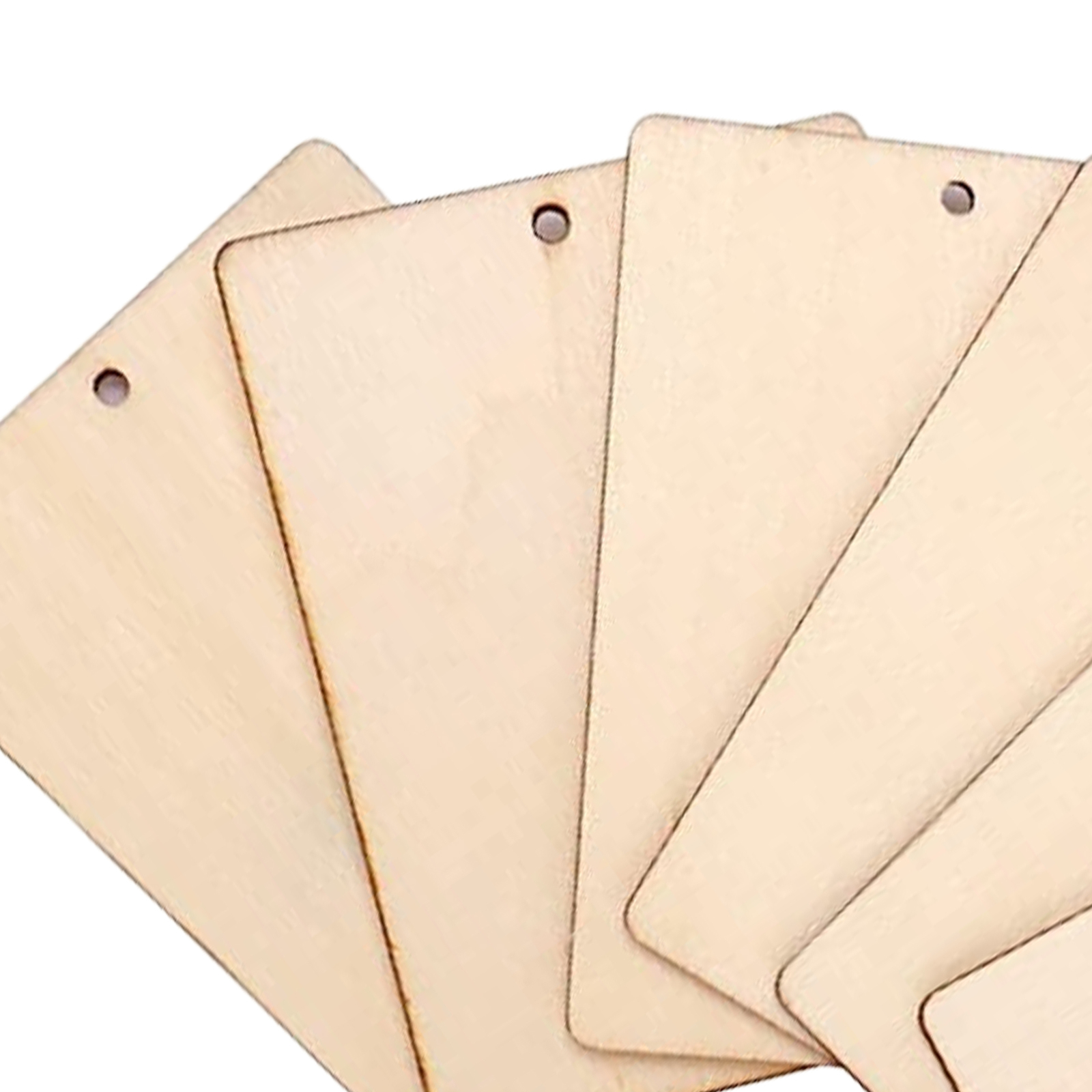 1 Set Christmas Gift Tags Solid Color Diy Oblong Shape Painting Tags ...