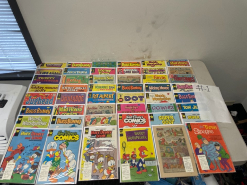 Lot of Gold Key Comics – Three Stooges #51 (1971) + Huey Dewey Louie ...