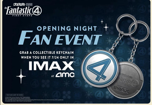 AMC Fantastic 4 First Steps IMAX Opening Night Fan Event Collectible ...