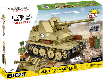 Cobi Toys #3131 Sd. Kfz. 139 MARDER III Tank Destroyer - DAMAGED BOX | eBay