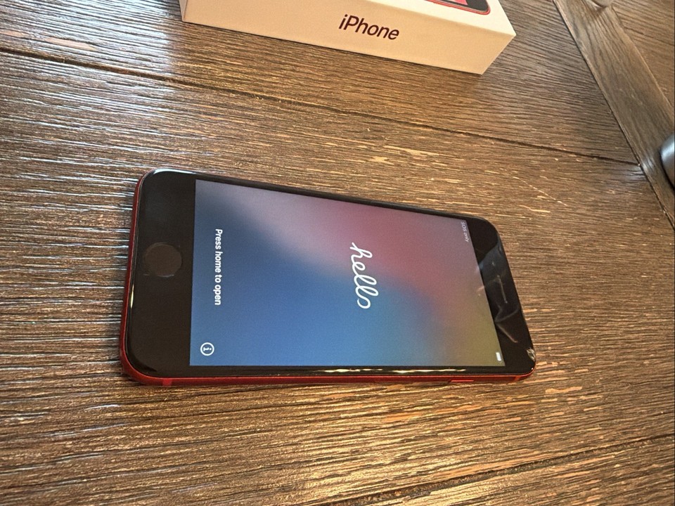 Apple iPhone SE 64 GB RED Unlocked Original Box & Packaging Works ...