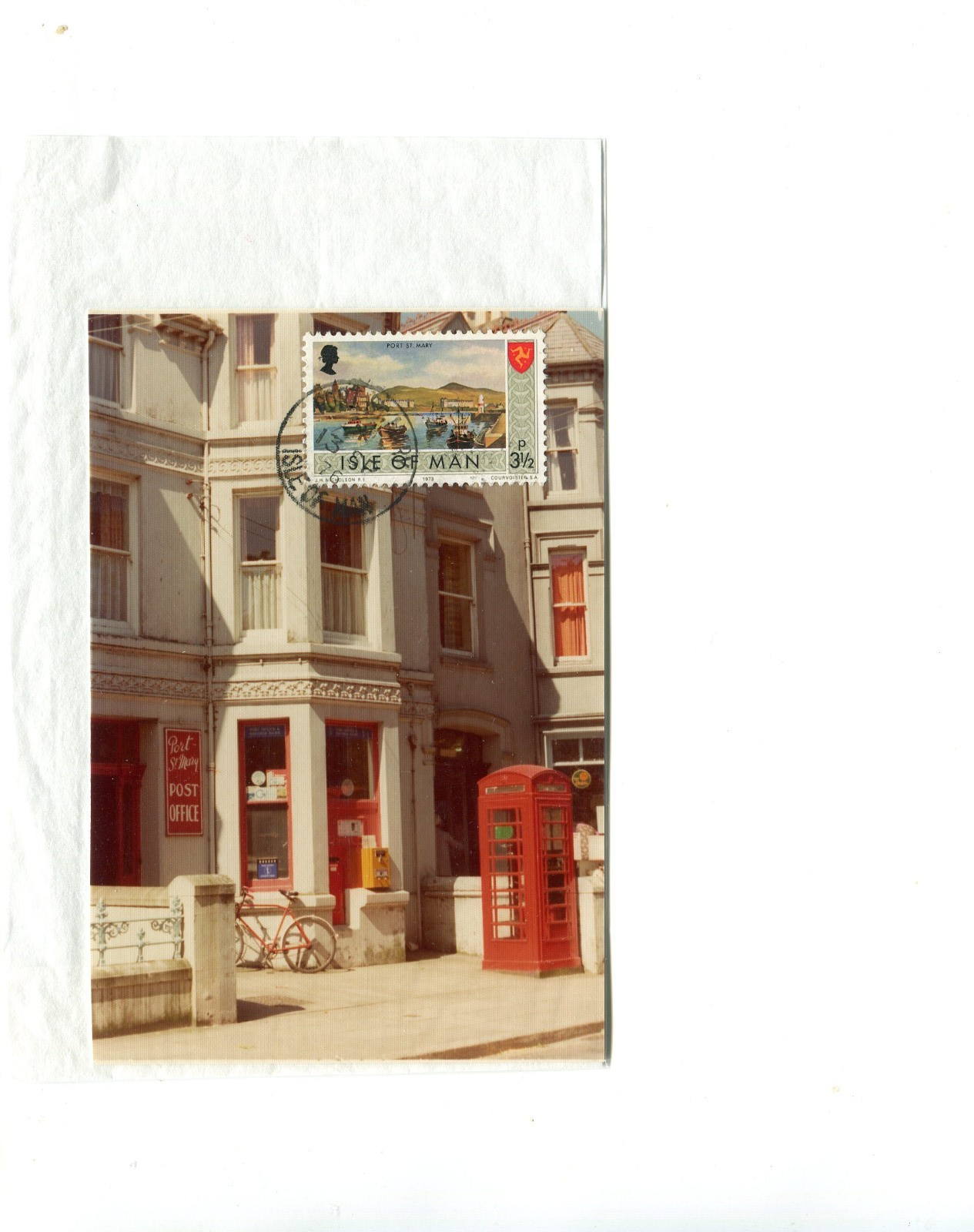 Isle of Man 1976 cancelled photograph of Port St Mary post office | eBay UK