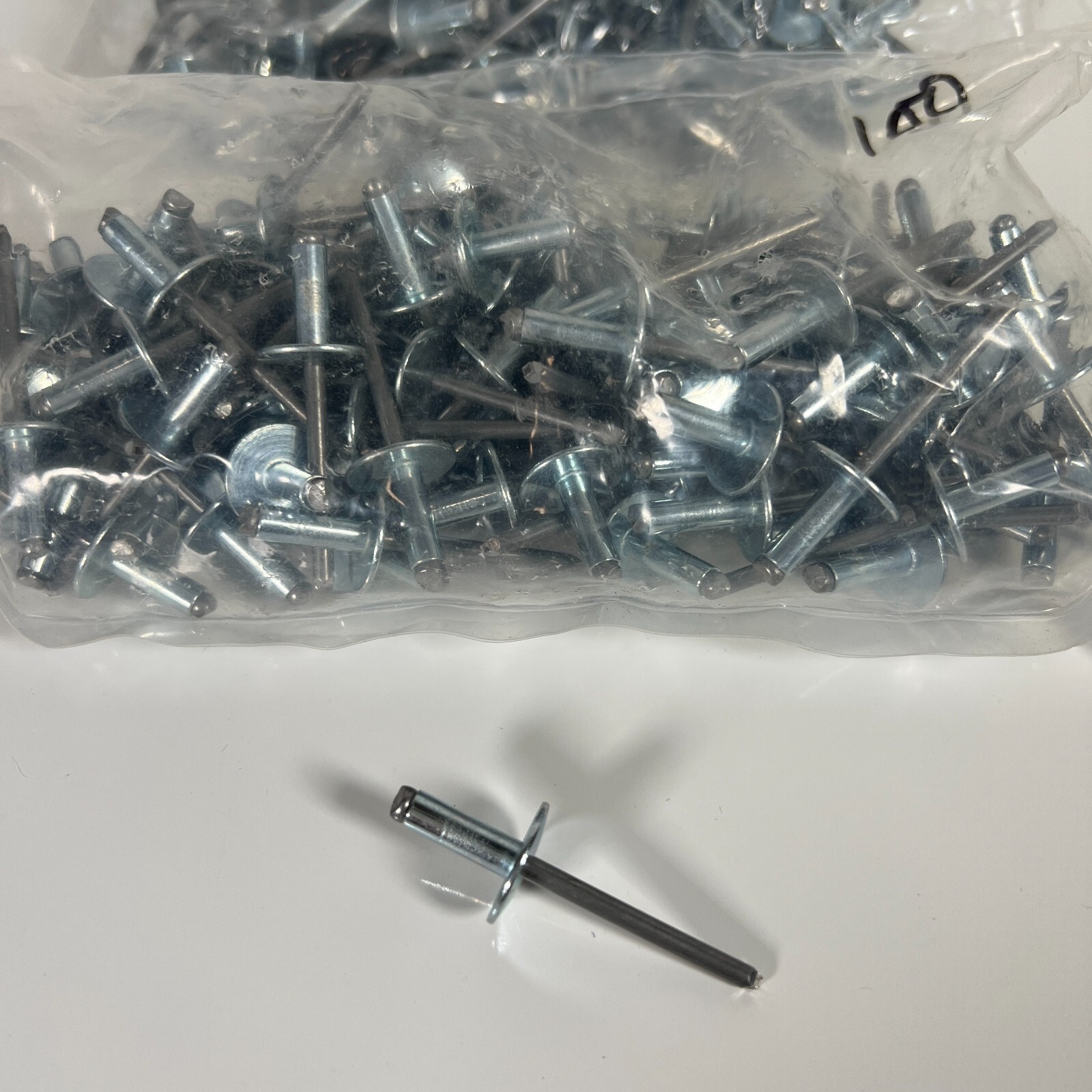 Emhart Fastener Rivet Large Flange Coated Steel Bulk Lot of (100x) | eBay