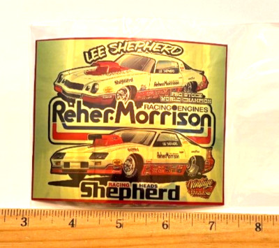Lee Shepherd REHER-MORRISON PRO STOCK WORLD CHAMPION Gold Mirror ...
