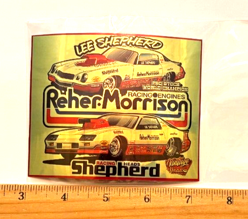 Lee Shepherd REHER-MORRISON PRO STOCK WORLD CHAMPION Gold Mirror ...