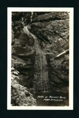 McGregor Iowa IA c1925 RPPC Pictured Rocks Waterfalls at Pikes Peak ...