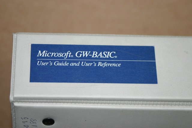 Microsoft GW-Basic User's Guide & User's Reference Manual | eBay