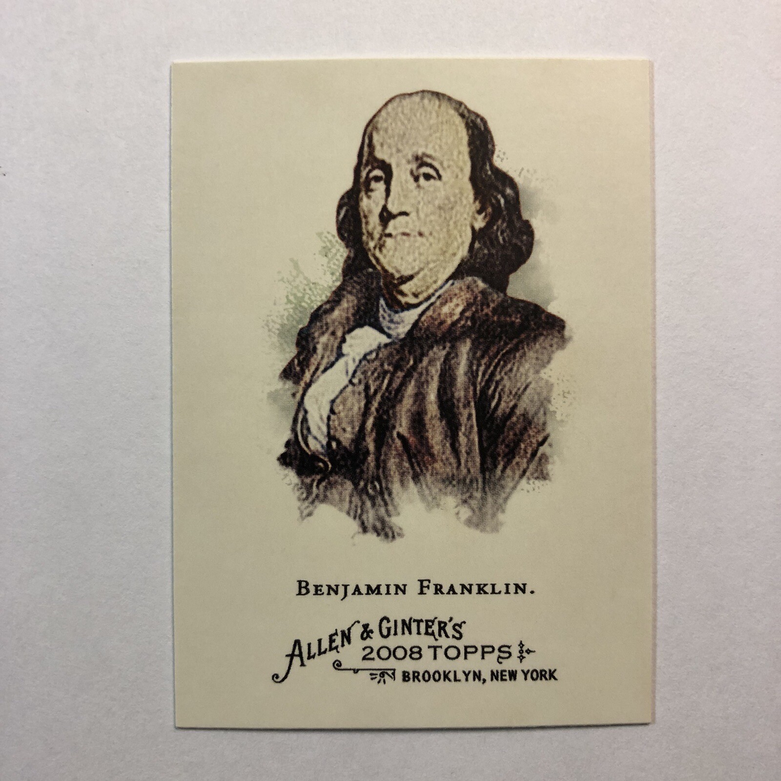 2008 Topps Allen & Ginter BENJAMIN FRANKLIN Founding Father #3 | eBay