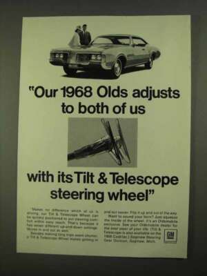 1968 GM Tilt & Telescope Steering Wheel Ad - 1968 Olds | eBay