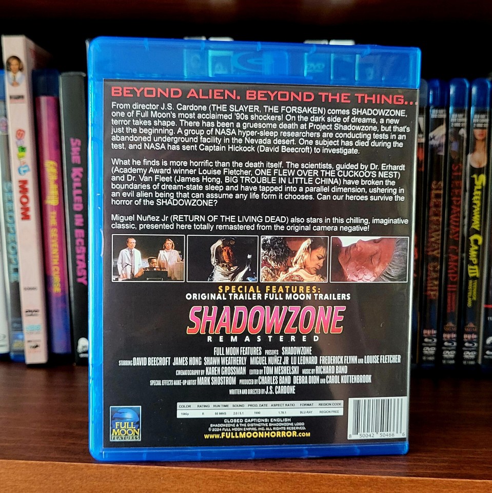 Shadowzone (Blu-ray, 1990) - H.P. Lovecraft, Horror, Full Moon Features, Monster 850042504666| eBay