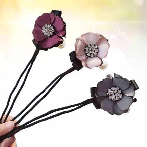 3 Pcs Queue Topsy Tresse Cheveux Donut Cheveux Cravate Aucun Pli | eBay
