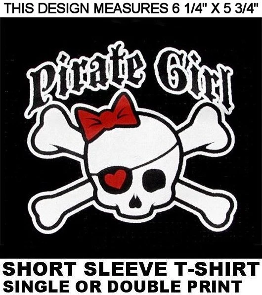 Girl Pirate Skull And Bones