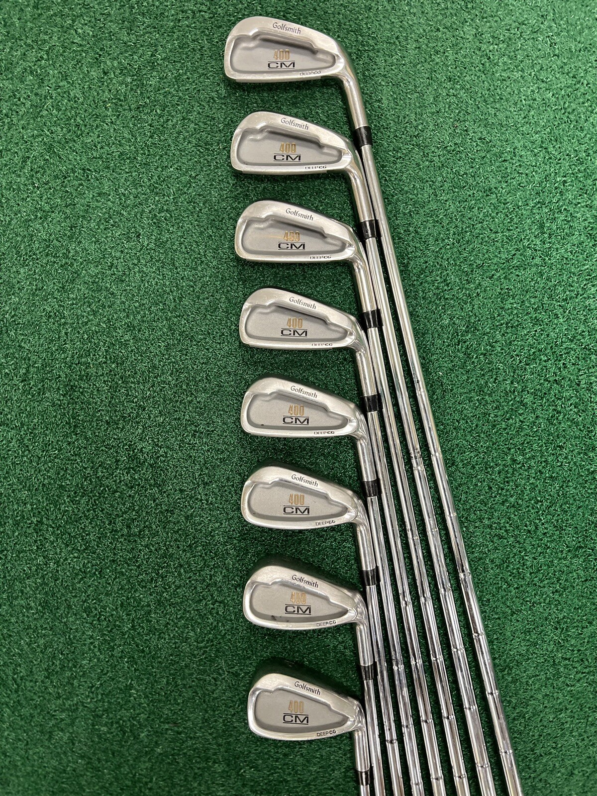 GOLFSMITH 400CM Complete Iron Set 3-PW MRH Stiff Flex S300 Steel Shafts ...