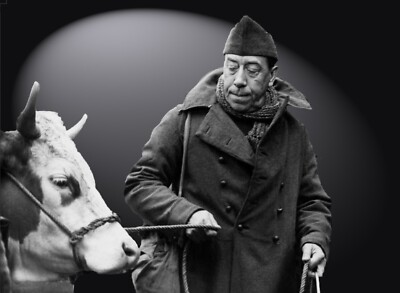 PHOTO NOIR ET BLANC LA VACHE ET LE PRISONNIER - FERNANDEL FORMAT 20X27 ...