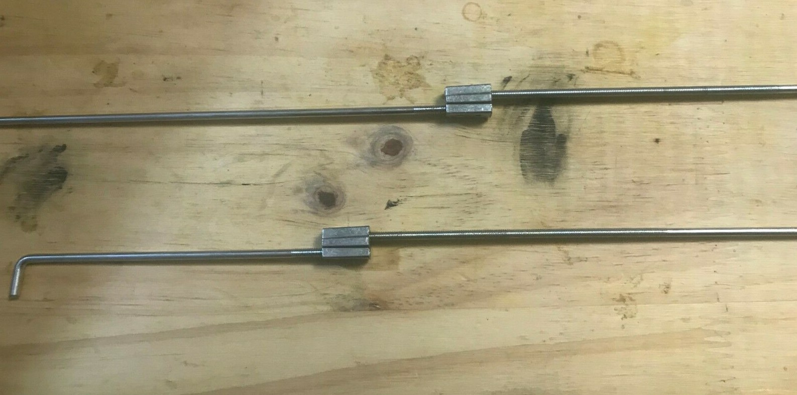 SHORT Threaded Wire Adjustable Connecting Rods for Canopy Window & Ute ...