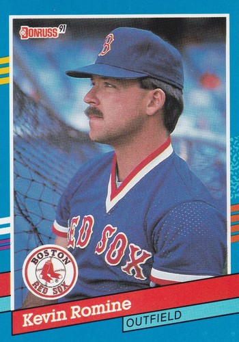 1991 Donruss #290 Kevin Romine MLB Boston Red Sox + (Yes 4 Free Mystery ...