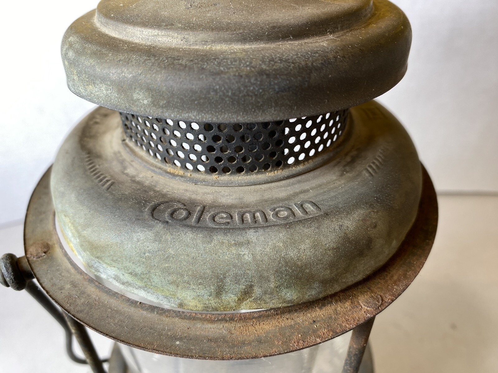Coleman quick lite oil Lamp Co. Pyrex lantern vintage antique 6D1 | eBay