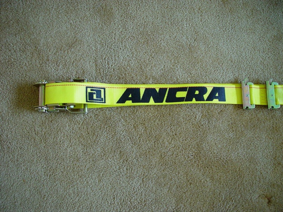 TIE DOWNS - 2PACK CARGO STRAPS ANCRA BRAND 2” X 12’ E Track Ratchet ...