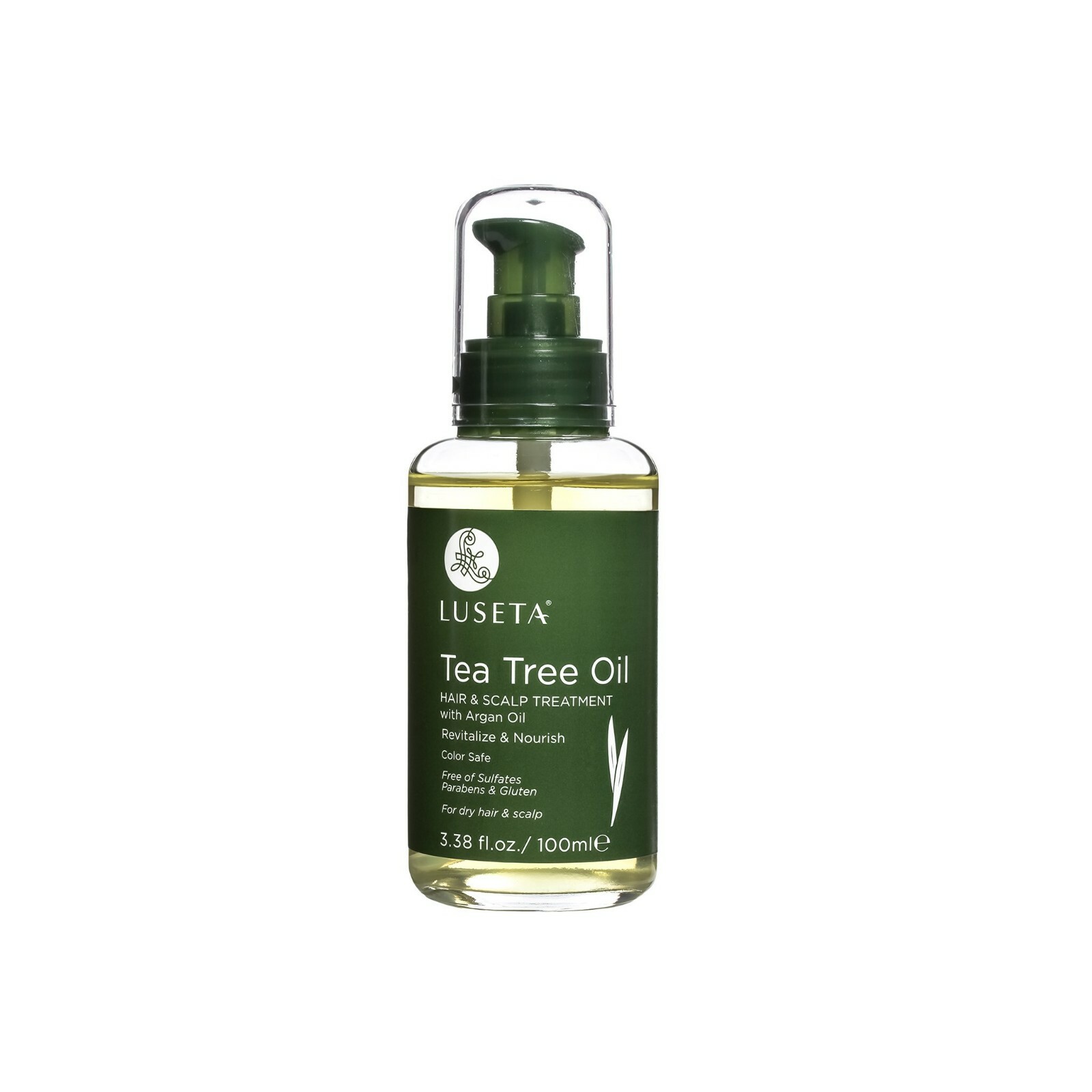 LUSETA TEA TREE&ARGAN OIL 4PCS HAIR CARE BUNDLE 16.9OZ FOR OILY HAIR ...