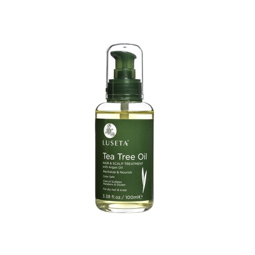 LUSETA TEA TREE&ARGAN OIL 4PCS HAIR CARE BUNDLE 16.9OZ FOR OILY HAIR ...