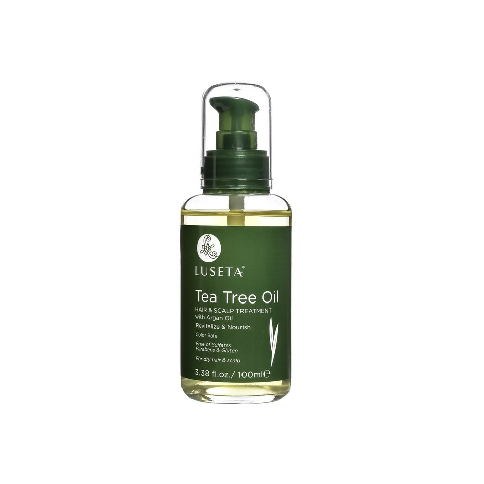 LUSETA TEA TREE&ARGAN OIL 4PCS HAIR CARE BUNDLE 16.9OZ FOR OILY HAIR ...