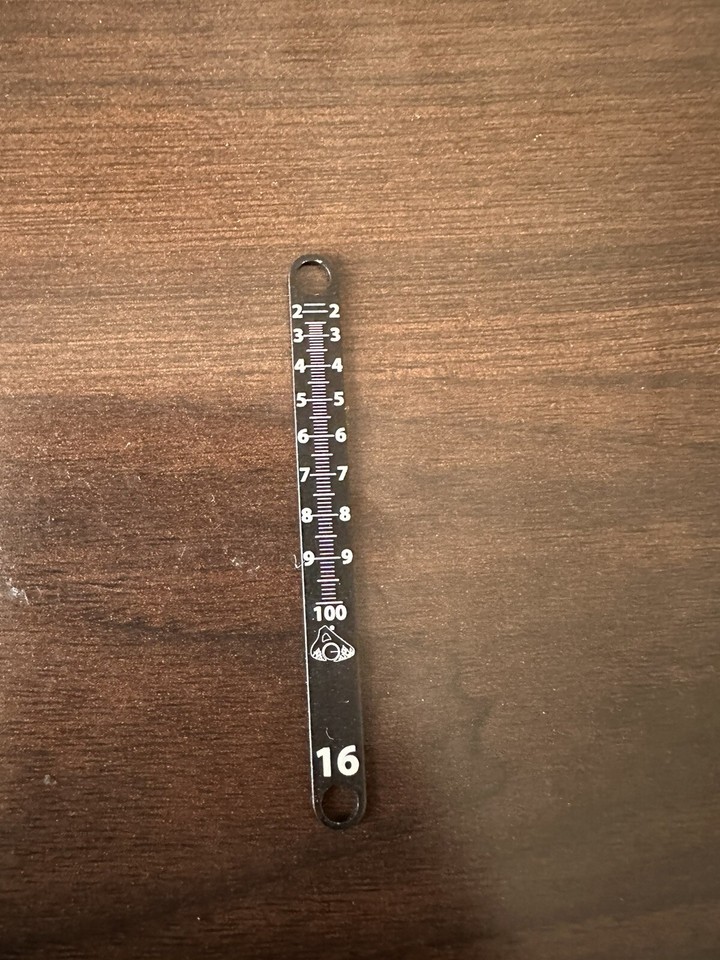 Axcel Achieve Xp Metal Sight Tape Scale #15 And #16 | eBay