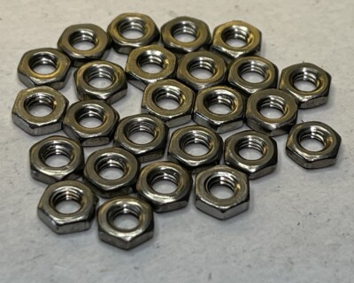 (25) M3-0.50 A2 Stainless Jam Nuts (24M89) | eBay