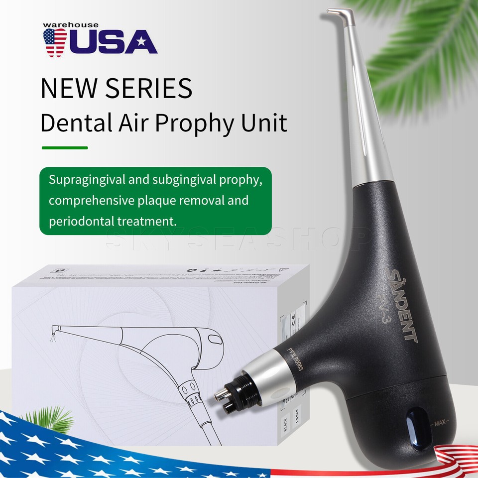 Dental Polishing Air Prophy Jet Teeth Polisher Handpiece Sandblasting 4 ...