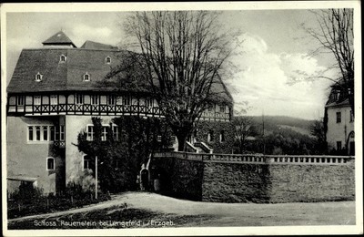 Ak Rauenstein Pockau Lengefeld Erzgebirge, Schloss Rauenstein - 3906626 ...