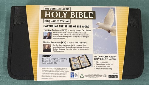 The Complete Audio Holy Bible King James Version 60 CDs with James Earl ...